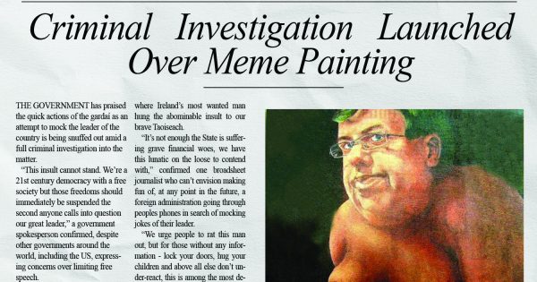 ON THIS DAY 2009: Criminal Investigation Launched Over Meme Painting ...